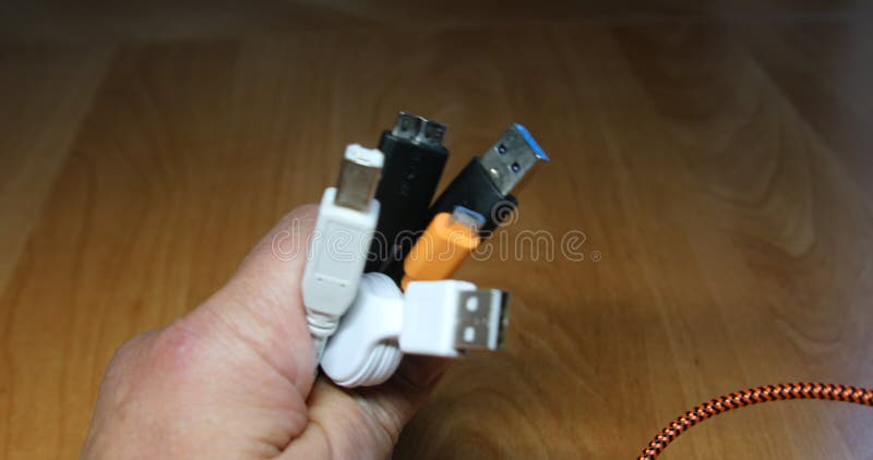 Many Different Electronic Connections Stock Footage - Video of ...