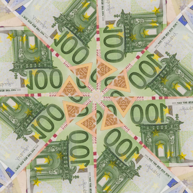 Many Different Euro Bills. Back Side Stock Photo - Image of design ...