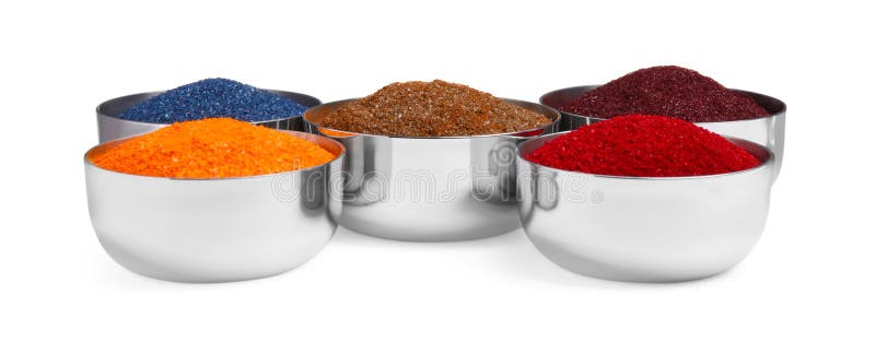 Many Different Food Coloring on White Background Stock Image - Image of ...