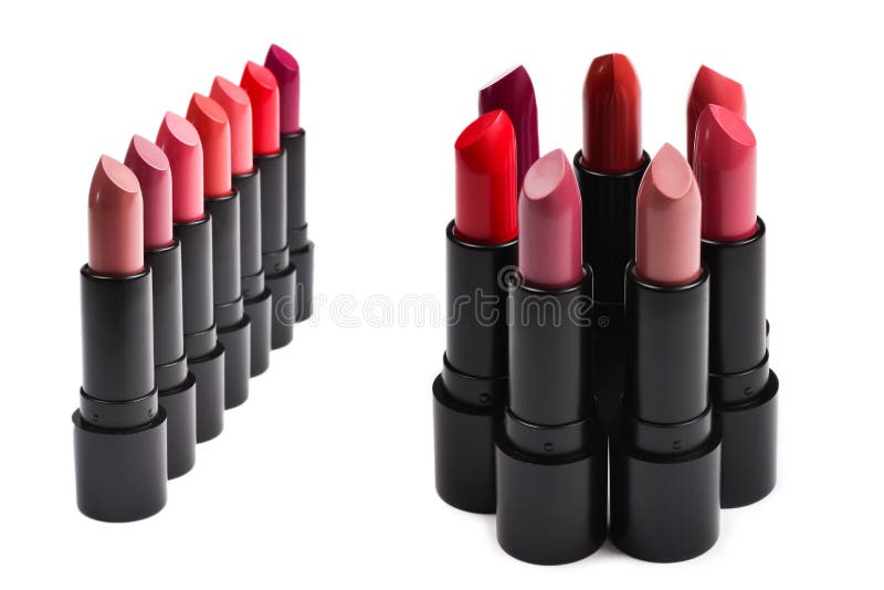 Many Different Lipsticks, Different Colors. Space for Text or Design ...