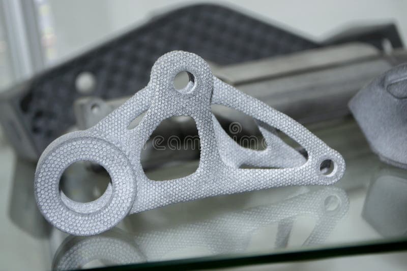 Many Different Models Printed on 3D Printer. Gray Objects Printed on 3D ...