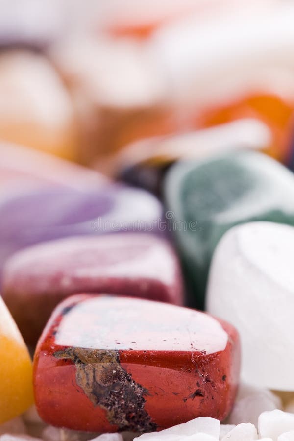Many Different Natural Stones Stock Photo - Image of nature, healing ...