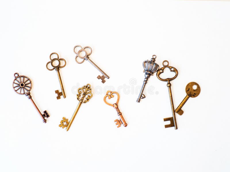 Many Different Old Keys from Different Locks, Scattered Chaotically ...