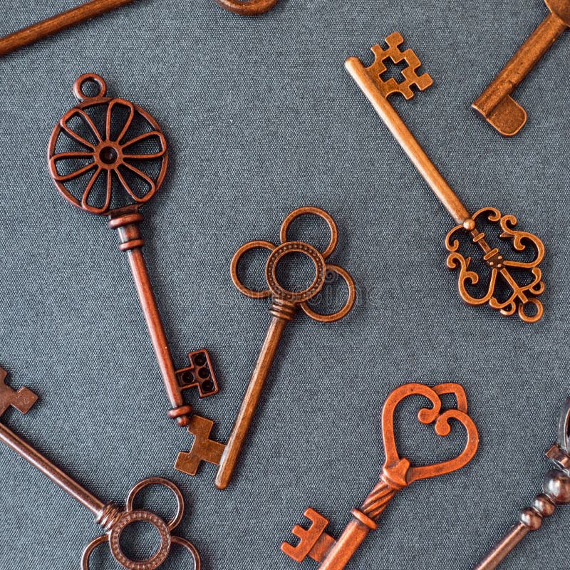 Many Different Old Keys from Different Locks, Scattered Chaotically ...