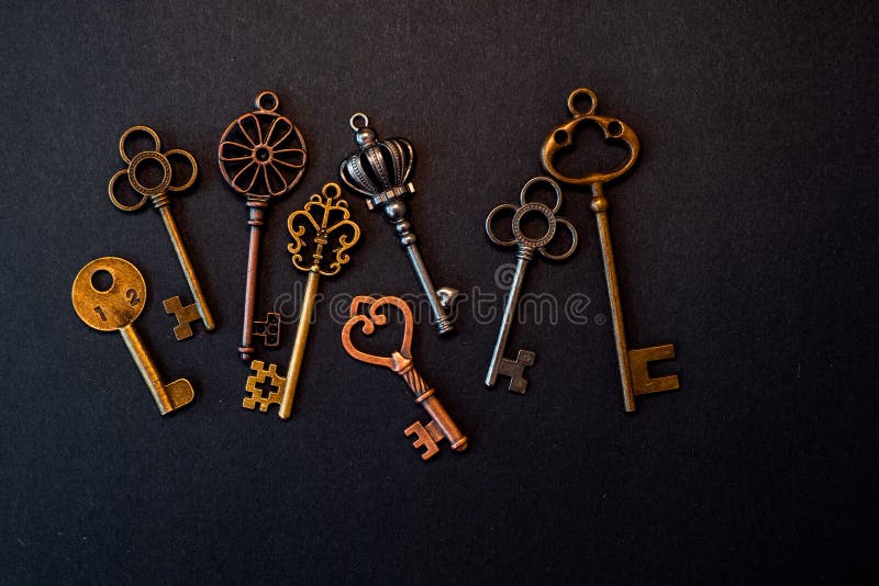 Many Different Old Keys from Different Locks, Scattered Chaotically ...