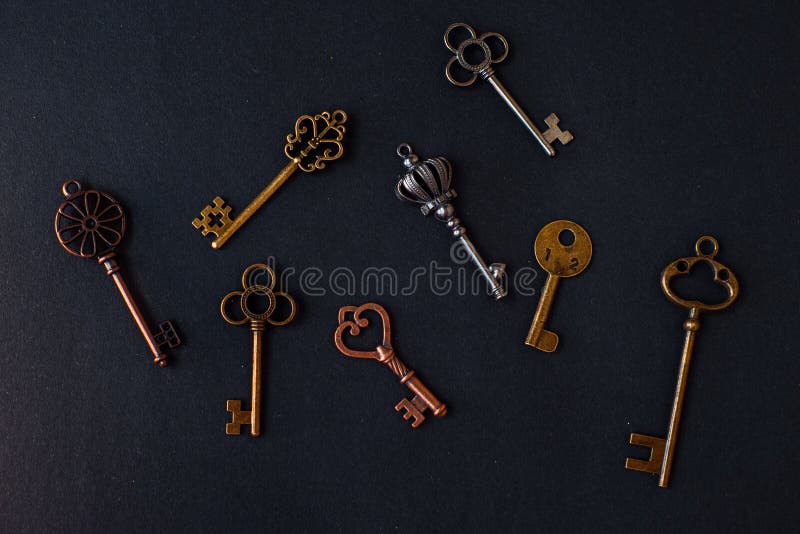 Many Different Old Keys from Different Locks, Scattered Chaotically ...