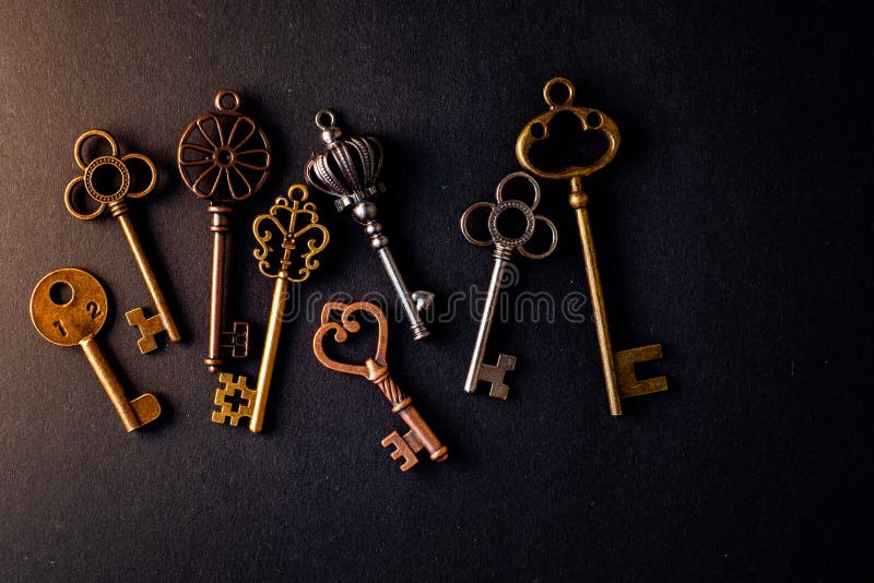 Many Different Old Keys from Different Locks, Scattered Chaotically ...