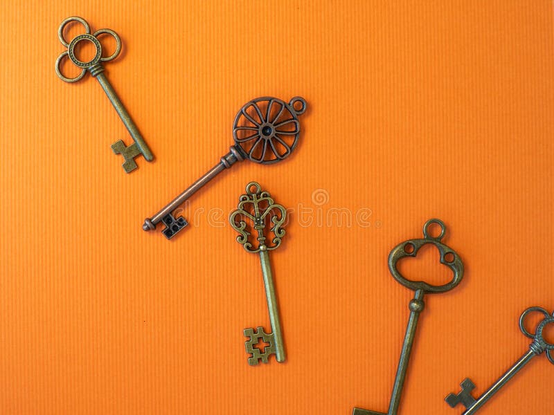 Many Different Old Keys from Different Locks, Scattered Chaotically ...