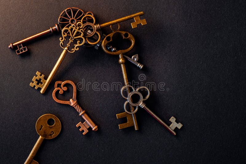Many Different Old Keys from Different Locks, Scattered Chaotically ...