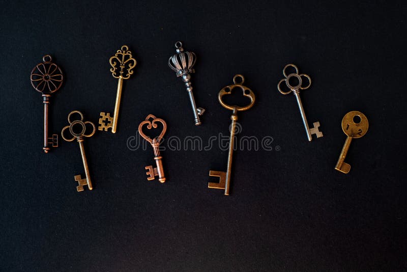 Many Different Old Keys from Different Locks, Scattered Chaotically ...
