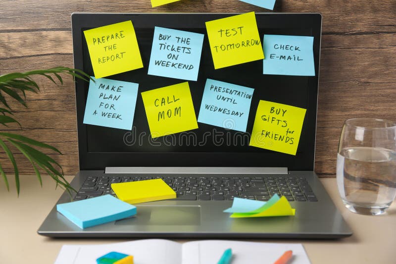 196 Laptop Notes Remember Stock Photos - Free & Royalty-Free Stock ...