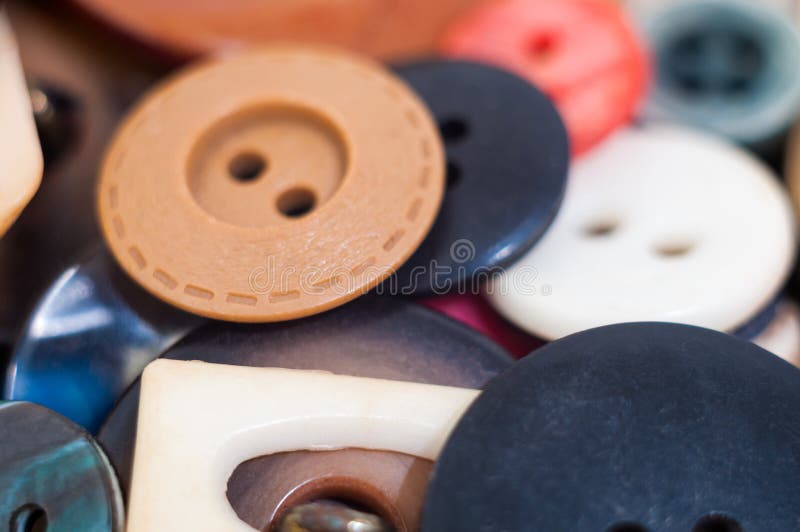 Many Different Sized and Shaped Buttons Stock Image - Image of bright ...