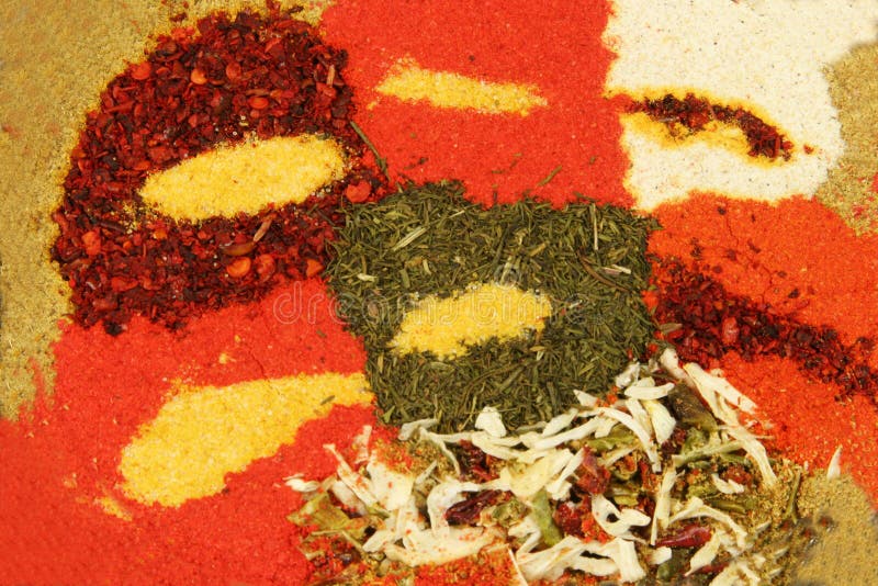 Many Different Spices and Aromatic Seasoning for Cooking in the Kitchen ...