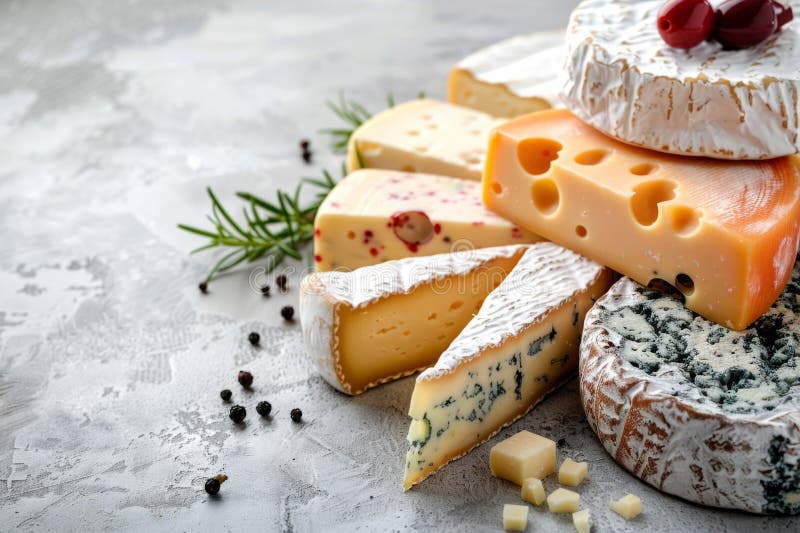 Many Different Types of Cheese Stock Image - Image of brie, kind: 347450973
