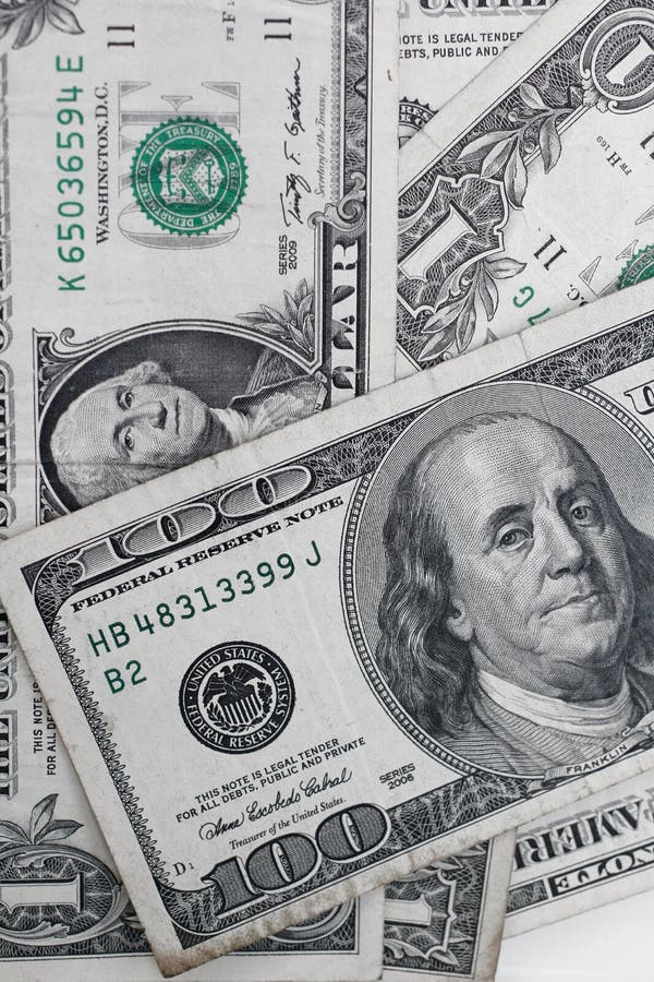 Many dollars banknotes stock image. Image of profit, wage - 41572899