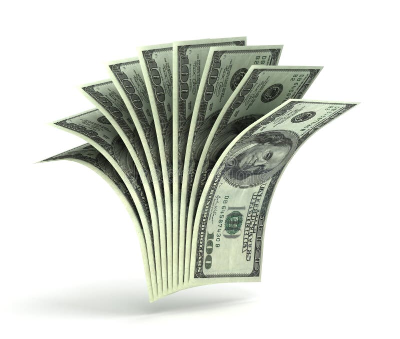 Many US Dollars stock illustration. Illustration of sell - 173817584