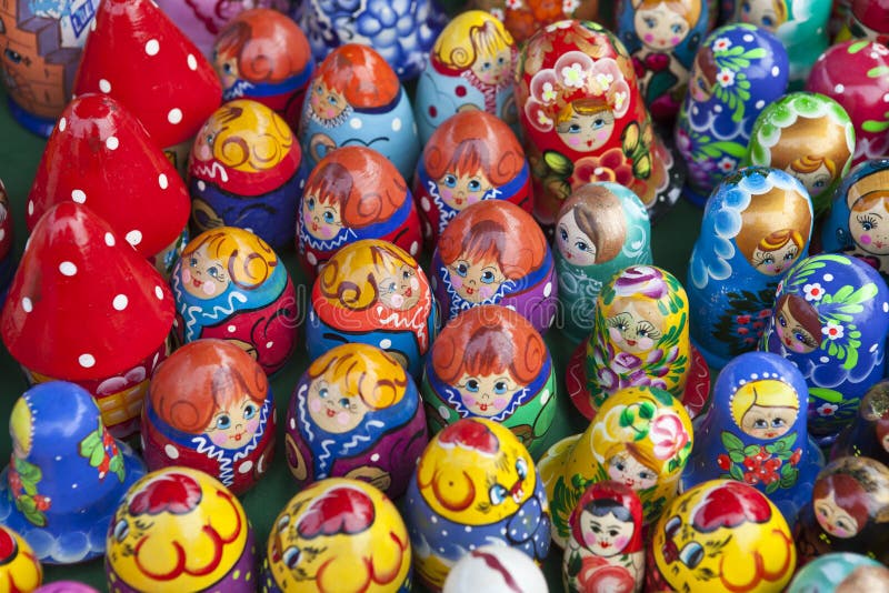 Many dolls stock image. Image of smile, wood, dolls, puppets - 50813495