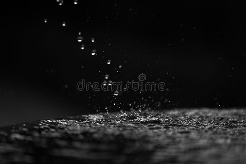 Many drops of water stock photo. Image of blue, color - 85835076