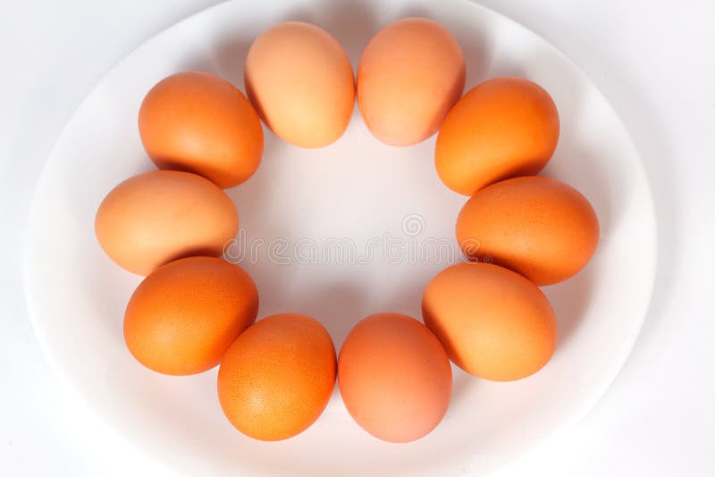 Many eggs on a plate stock photo. Image of season, eggs - 39613690