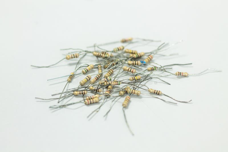 Resistors in Electronic Lab Stock Image - Image of circuit, electronics ...