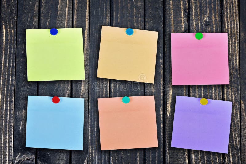 Many empty note on wall stock photo. Image of memory - 76088340