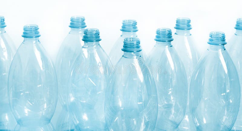 Many Empty Plastic Bottles for Recycling Stock Photo - Image of ...