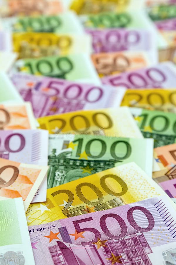 Many euro banknotes stock image. Image of bill, investment - 29382387