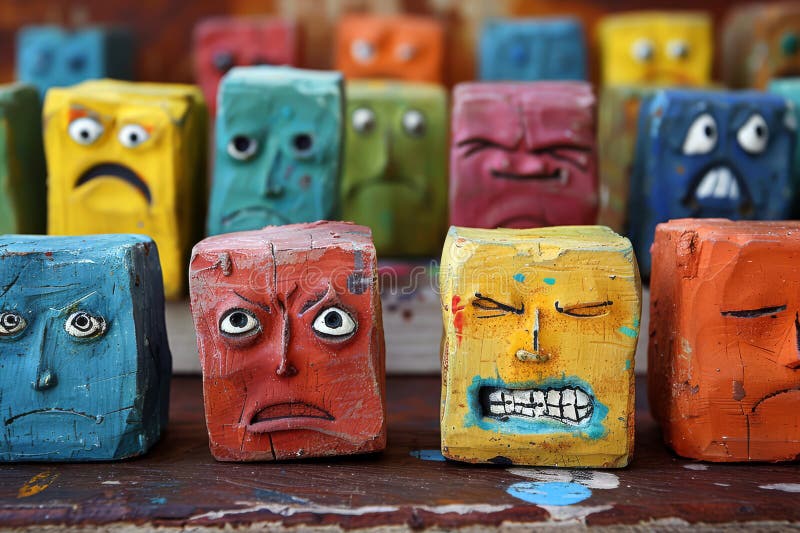 The Many Funny Faces of Emoticons for Background Stock Illustration ...