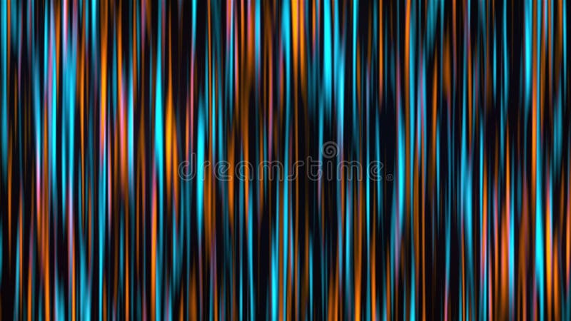 Many Fast Vertical Lines, 3D Rendering. Computer Generated Colorful ...