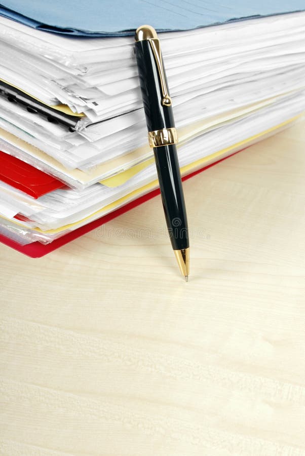 Office Desk and Glasses stock photo. Image of glasses - 9962980