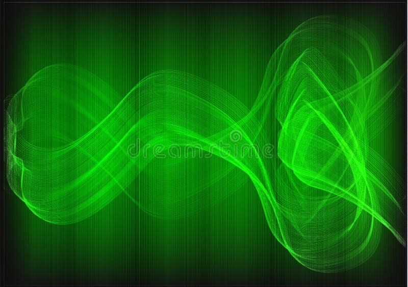 Many Fine Lines on a Green Background Stock Illustration - Illustration ...