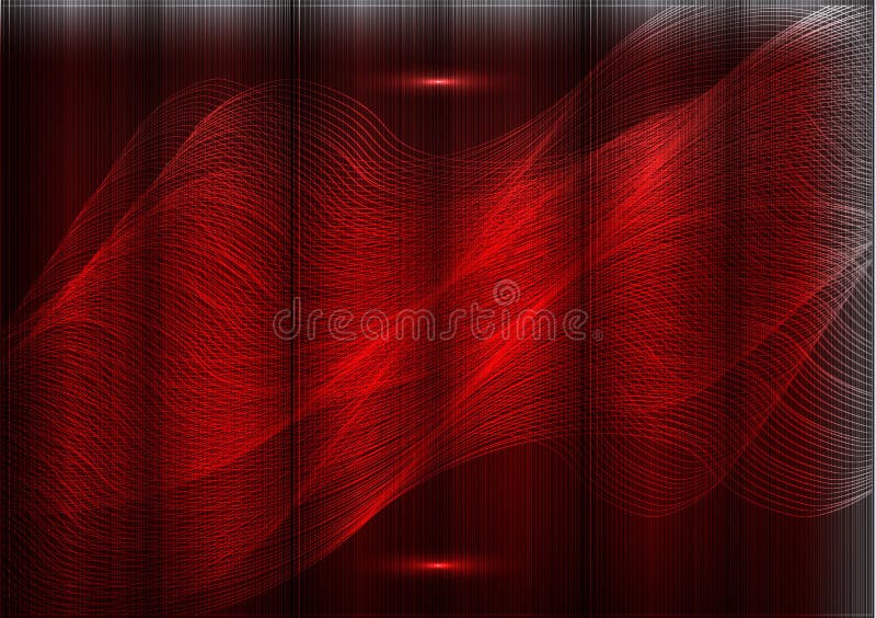 Many Fine Lines on a Red Background Stock Vector - Illustration of ...