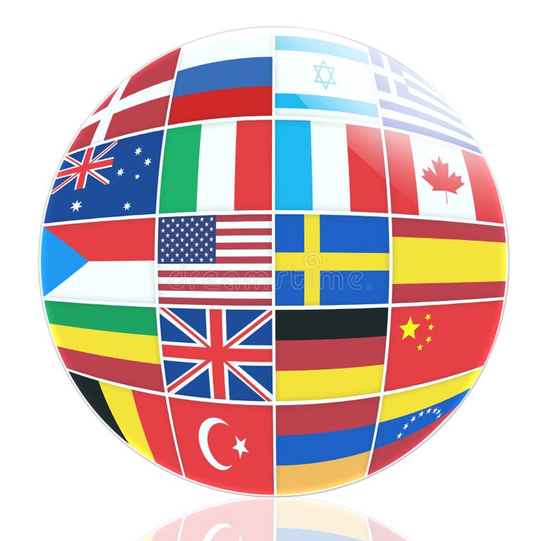 Many Flags Different Countries Stock Illustrations – 134 Many Flags ...