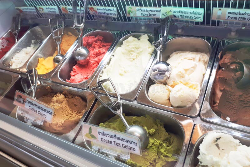 Many flavors ice cream stock photo. Image of meat, nutrition - 183545530