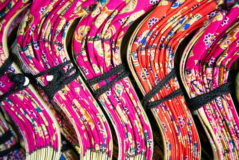 Many folding fans stock image. Image of oriental, asian - 153711873