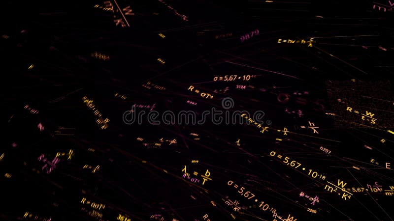 Many Formulas in Physics. Animation. Formulas for Physics in Electronic ...
