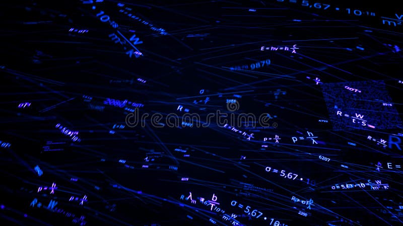 Many Formulas in Physics. Animation. Formulas for Physics in Electronic ...
