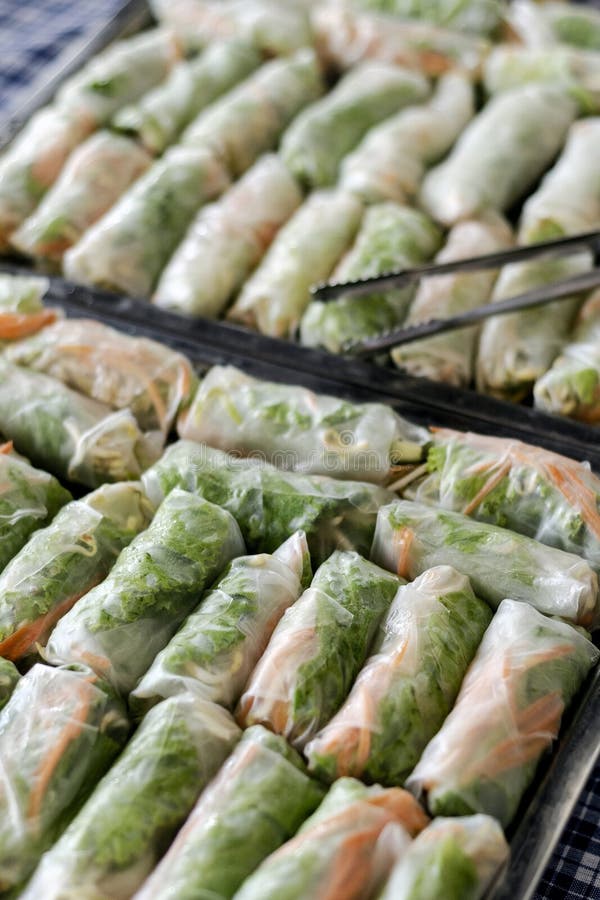 Thai Spring Rolls stock photo. Image of tasty, appetizer - 12579800