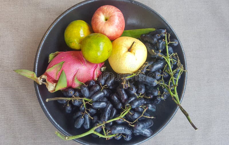 Many fruits on disk stock image. Image of mineral, exotic - 123882551