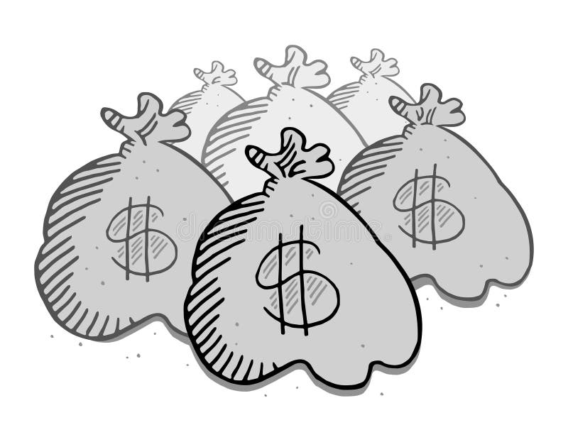 Funny Money stock vector. Illustration of back, sign - 11644168