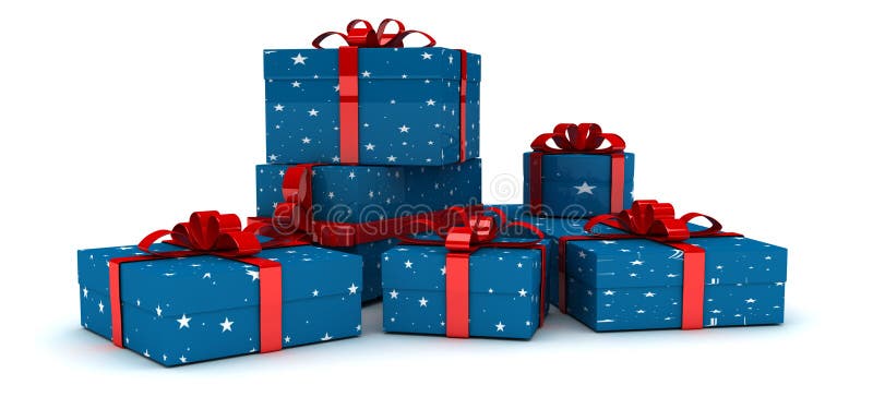 Many gift box stock illustration. Illustration of container - 17810218