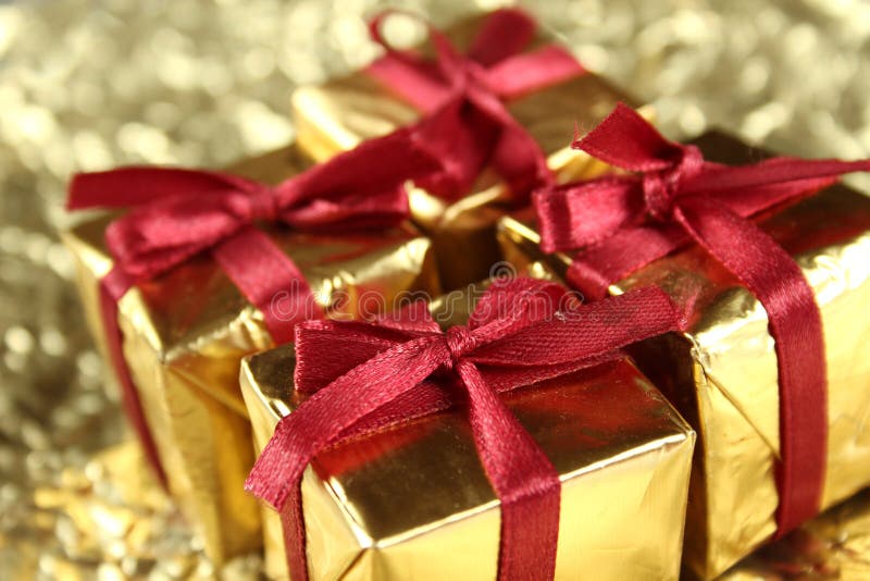 Many gifts stock image. Image of gold, holiday, medium - 22072229