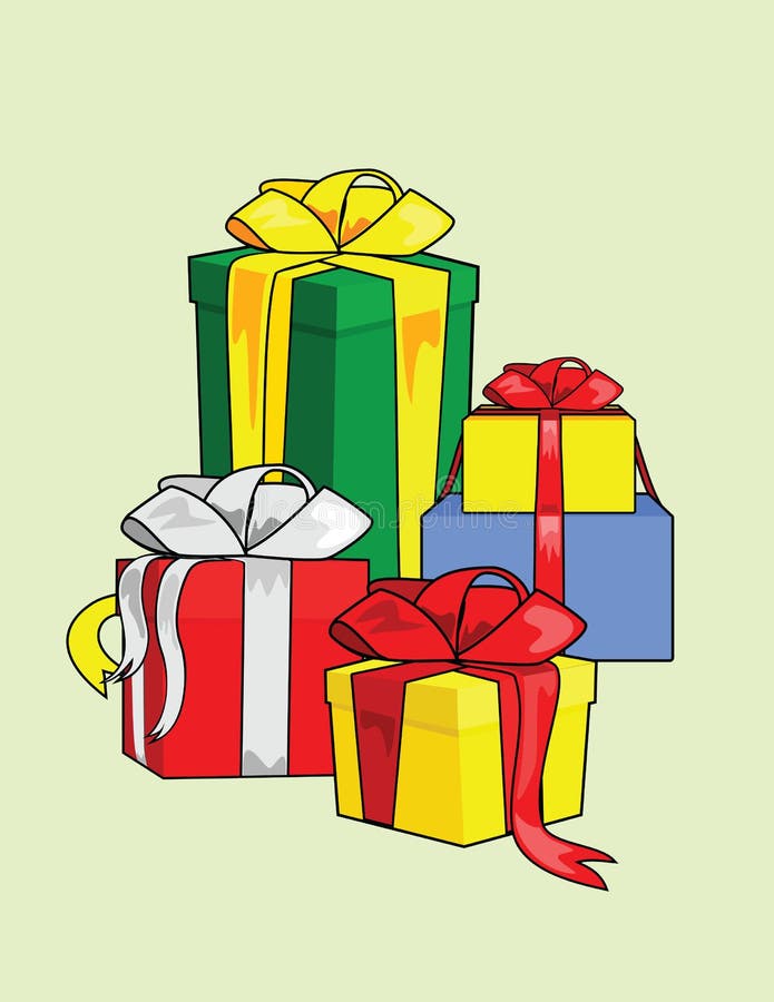 Many Gifts Box Stock Illustrations – 1,509 Many Gifts Box Stock ...