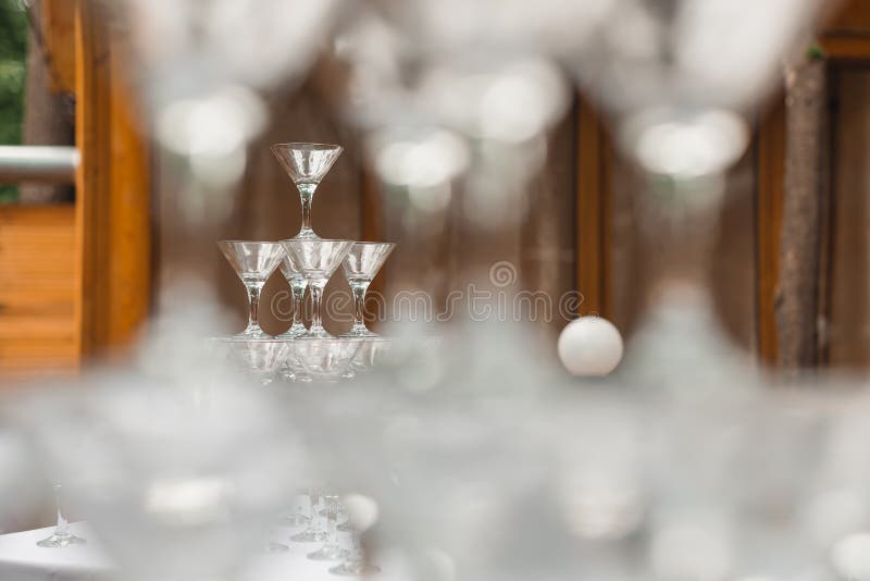 Many glasses stock photo. Image of white, celebration - 112303164
