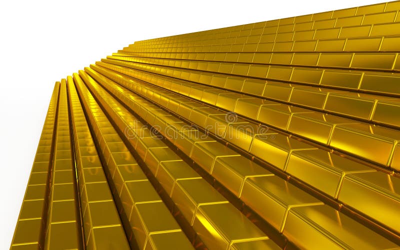Pattern Solid Gold Bar