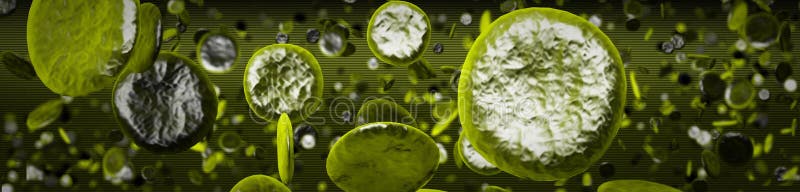 Many Green Erythrocytes High Resolution Stock Illustration ...