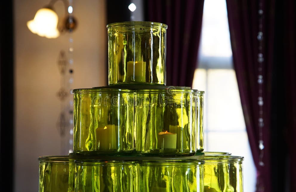 Many Green Glass Containers Stock Image - Image of glass, green: 320888367