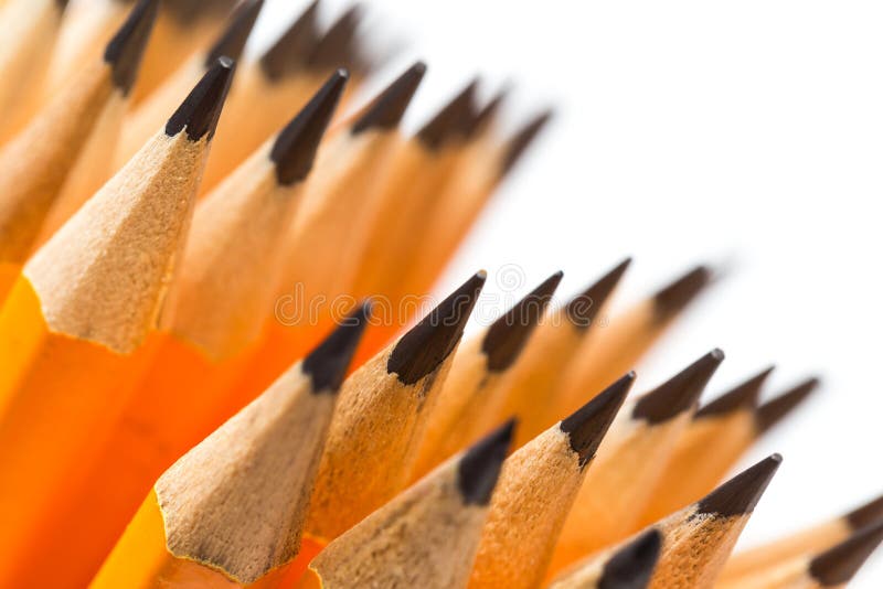 Many Wooden pencils stock photo. Image of erase, sharp - 135508094