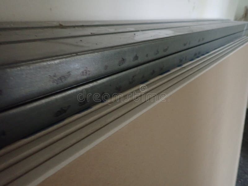 Many Gypsum Boards Prepared on a Building Site Stock Image - Image of ...