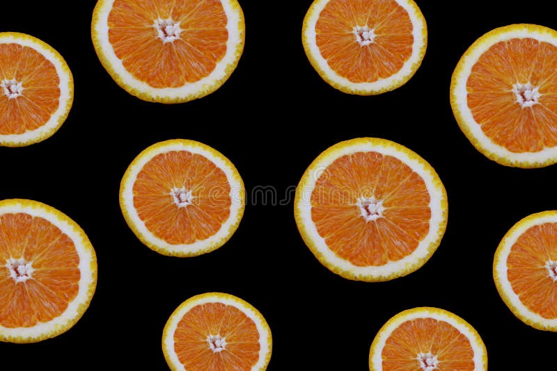 Many half a ripe orange stock image. Image of flat, view - 147526803